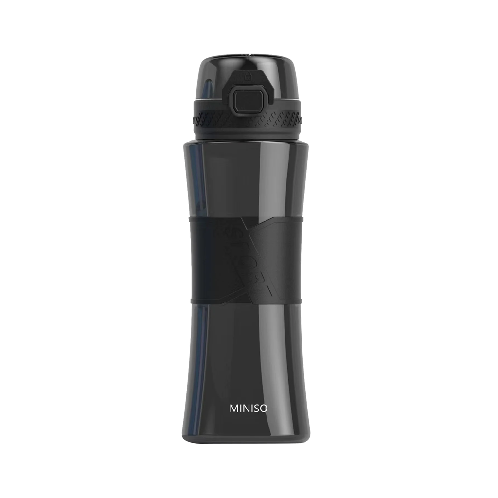 TRITAN Sports Water Bottle with Flip Cap (510mL)(Black)– Miniso Pakistan