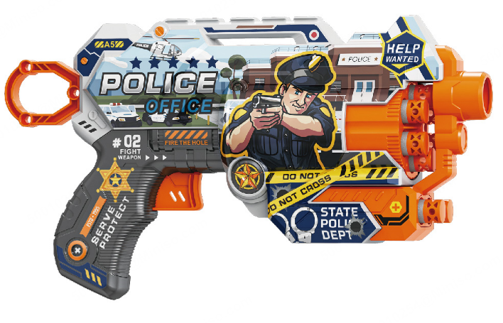 Graffiti Soft Bullet Gun (12 Bullets, 6 Shots)(B) – Miniso Pakistan