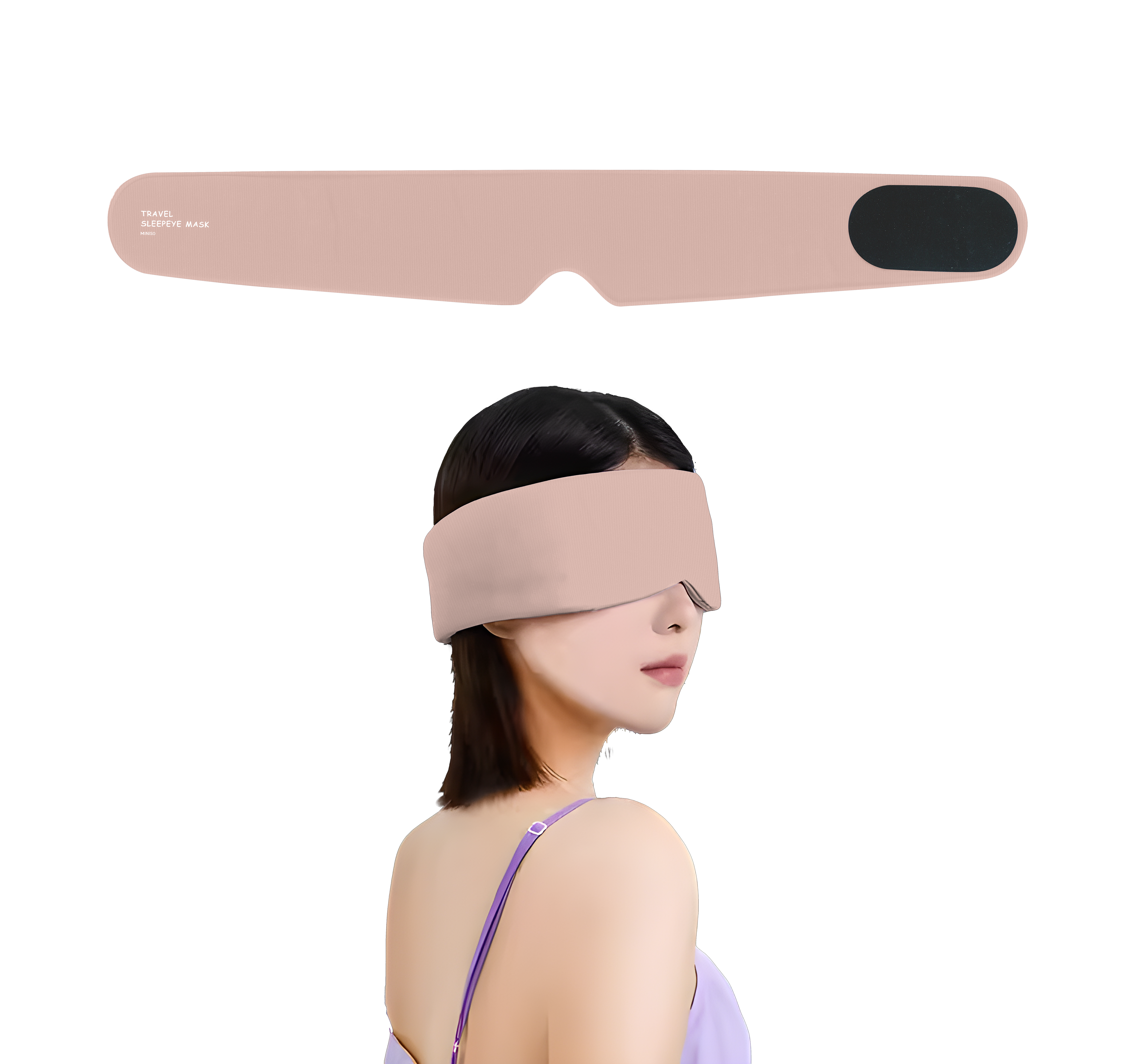 Travel Portable Blackout Sleep Mask(Pink) – Miniso Pakistan