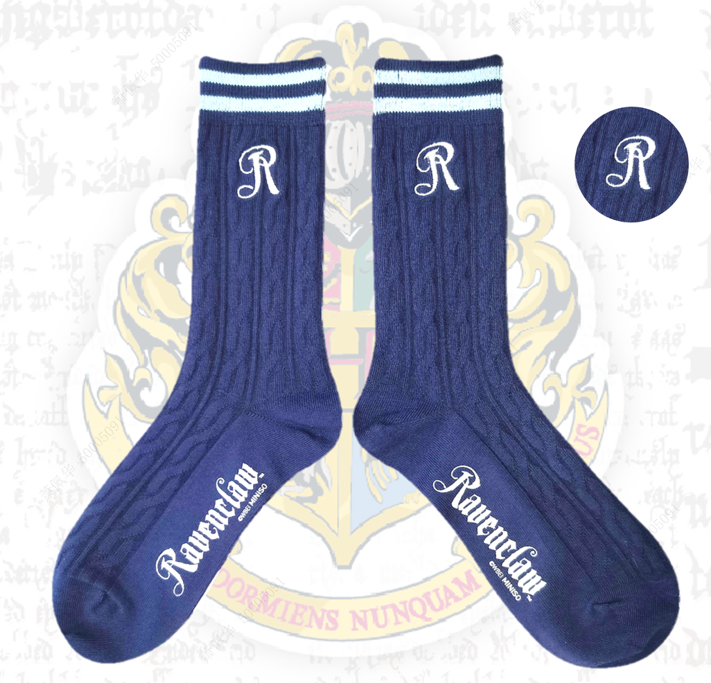 Harry Potter Striped Crew Socks(Ravenclaw) – Miniso Pakistan
