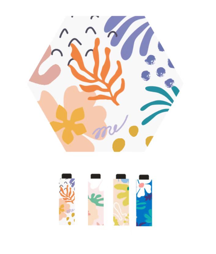 Flowers Series Sun Umbrella(White) – Miniso Pakistan