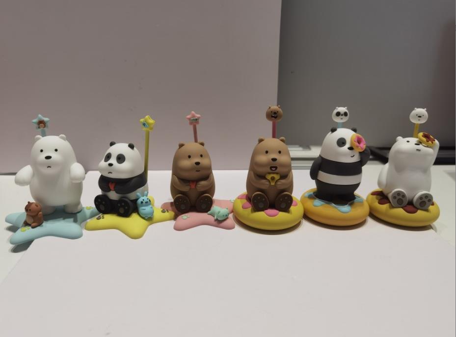 We Bare Bears Collection Photo Holder Blind Box Figure Model – Miniso ...