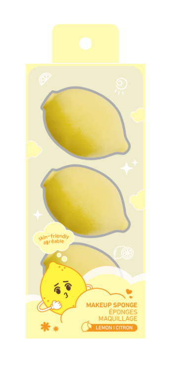 Fun Fruit Makeup Sponges Set (Lemon)– Miniso Pakistan
