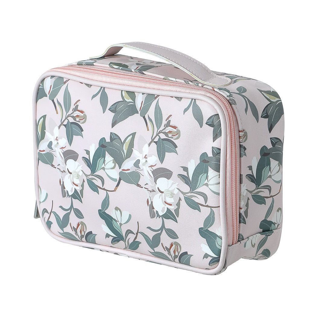 Nature Series-Rectangular Cosmetic Bag with Strap(Pink) – Miniso Pakistan