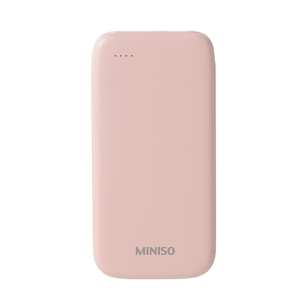 10000mAh Ultrathin Power Bank Model: F63 (Pink)– Miniso Pakistan