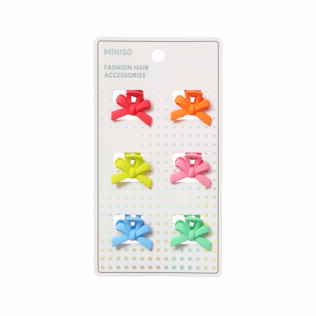 Hair Claw Clips (6 pcs) – Miniso Pakistan