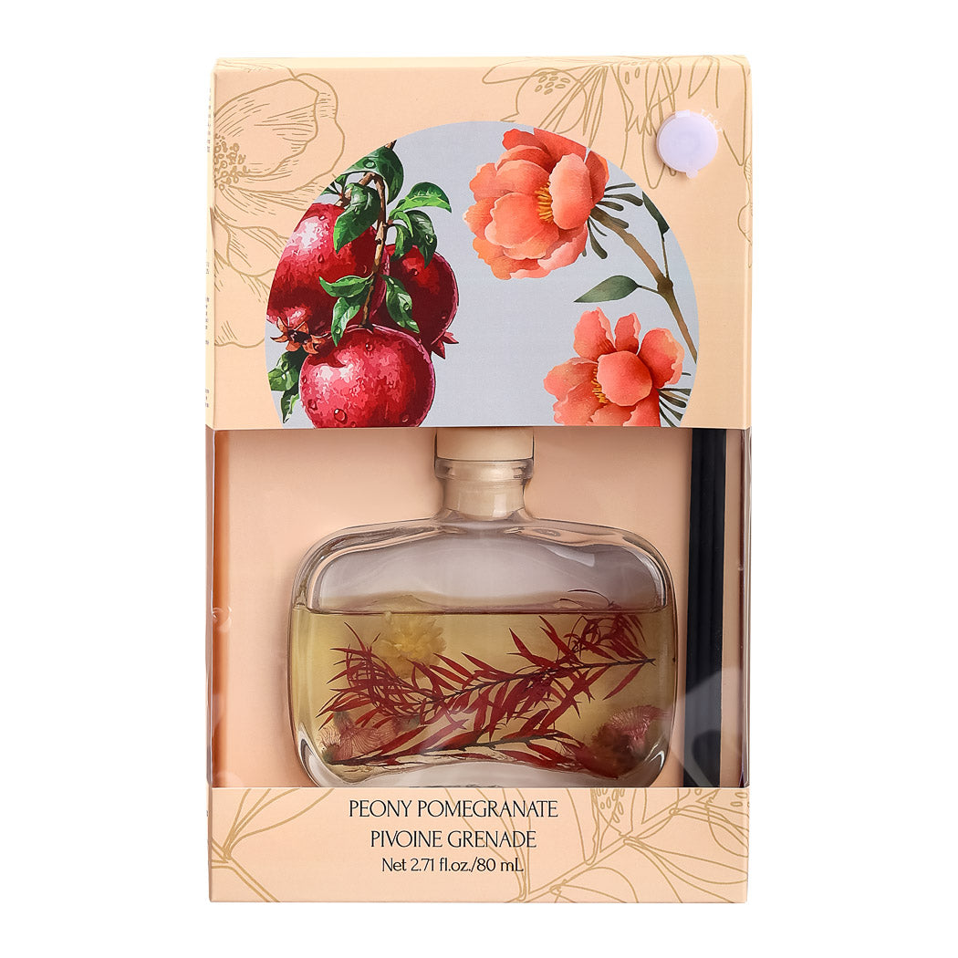 Flower in Water Series Reed Diffuser (Peony Pomegranate) – Miniso Pakistan