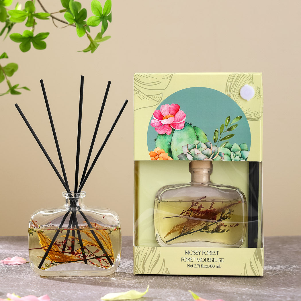 Flower in Water Series Reed Diffuser (Mossy Forest) – Miniso Pakistan