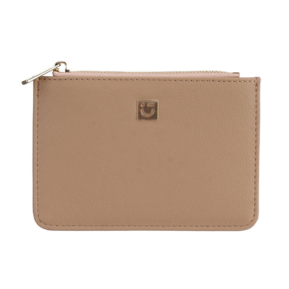Smiley Face Top Zip Coin Purse(Khaki) – Miniso Pakistan