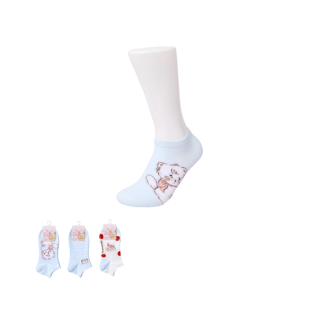 MIKKO Collection Ankle Socks (1 Pair)(Blue)– Miniso Pakistan