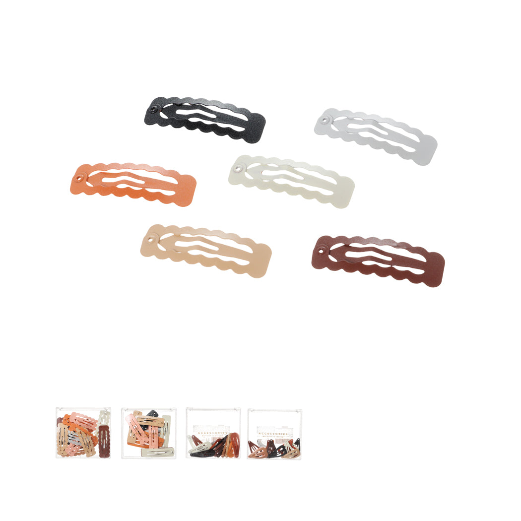 Brown Hair Clips in Storage Box (14 pcs) – Miniso Pakistan