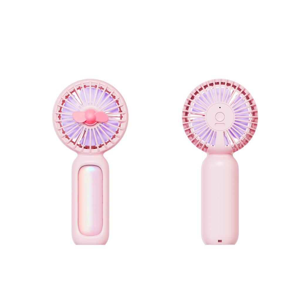 Colorful Handheld Fan (Pink) – Miniso Pakistan