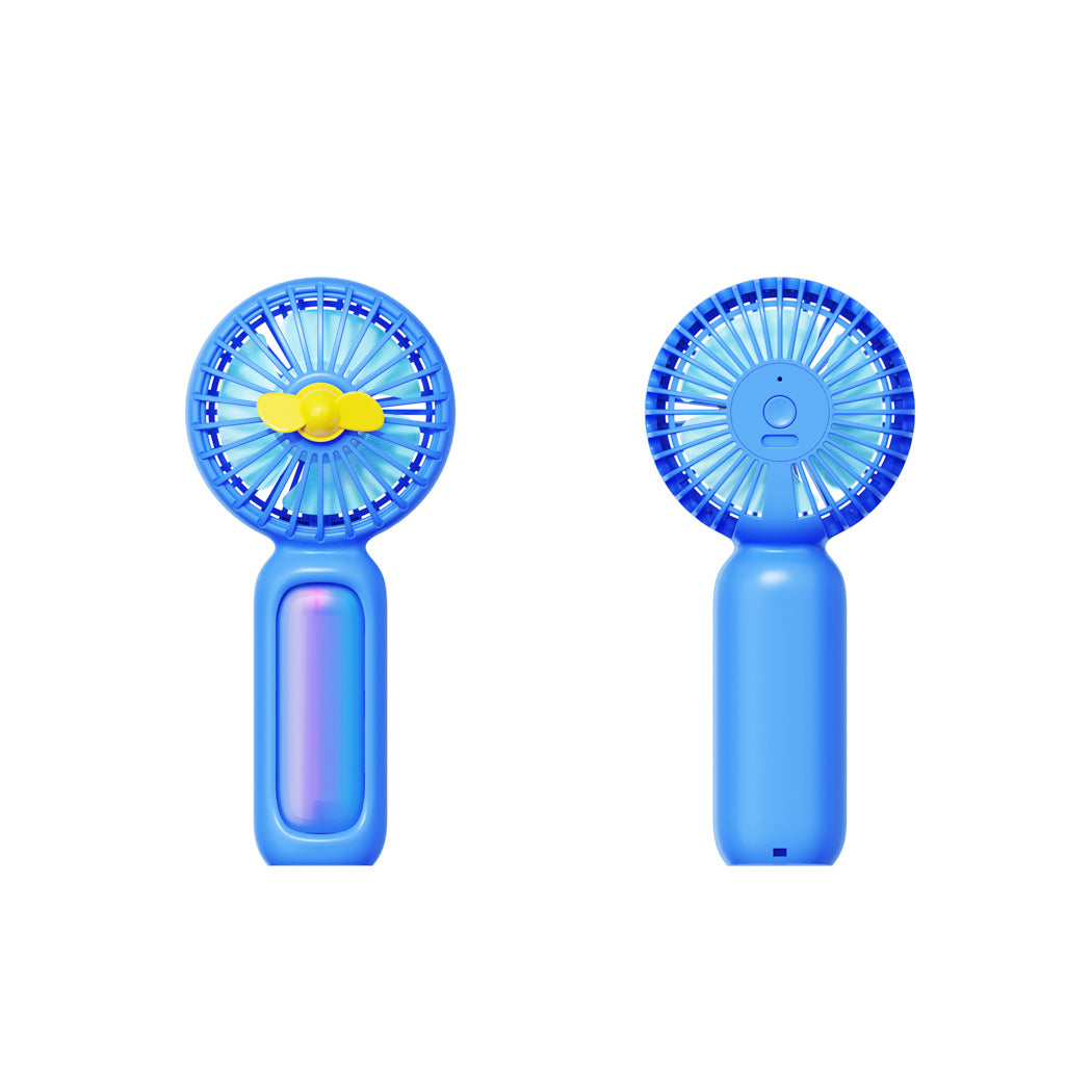 Colorful Handheld Fan (Blue) – Miniso Pakistan