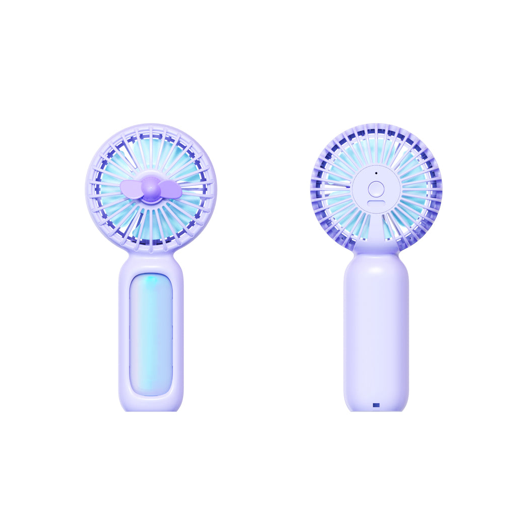 Colorful Handheld Fan (Purple) – Miniso Pakistan