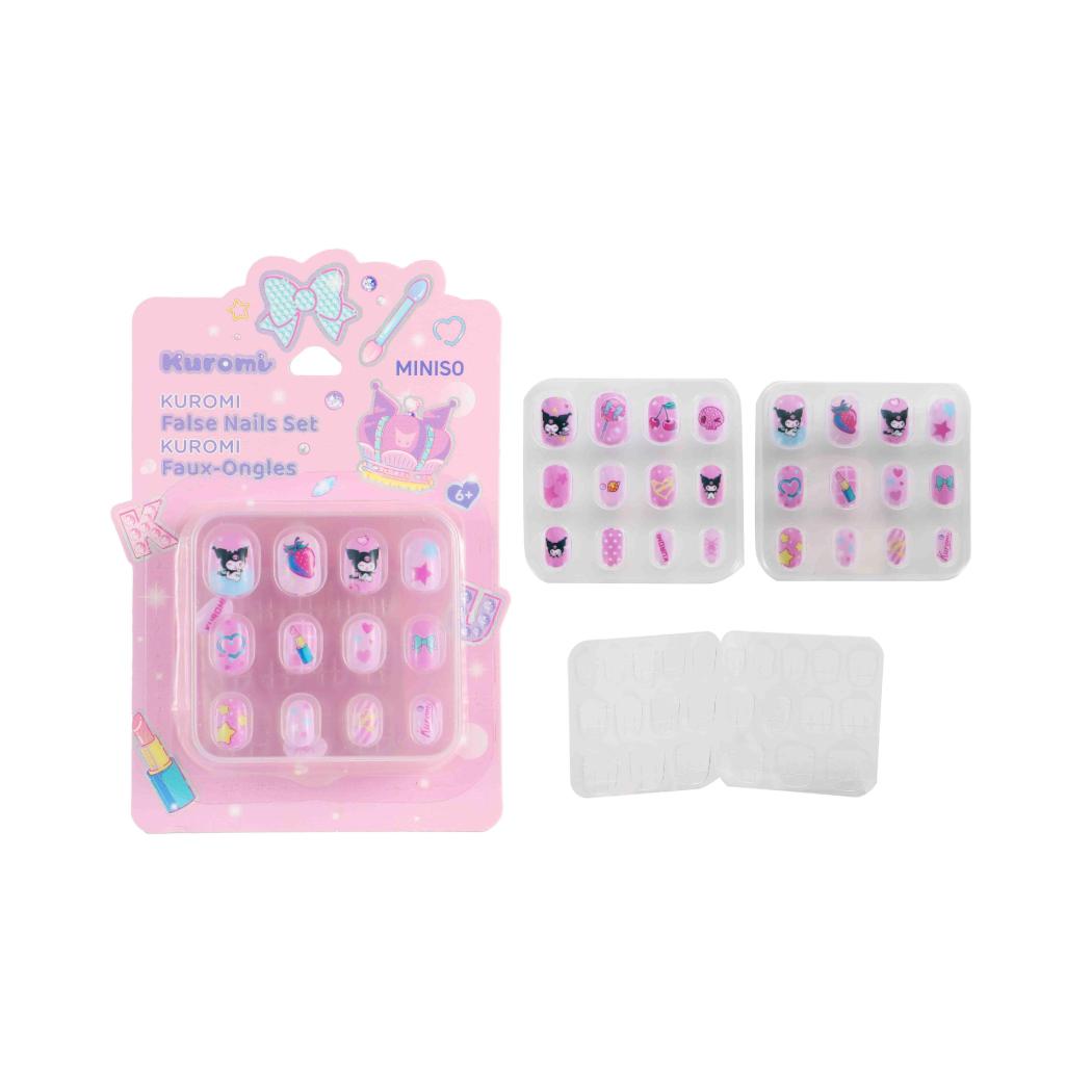 Kuromi False Nails with Jelly Adhesive Tabs (Pink) – Miniso Pakistan
