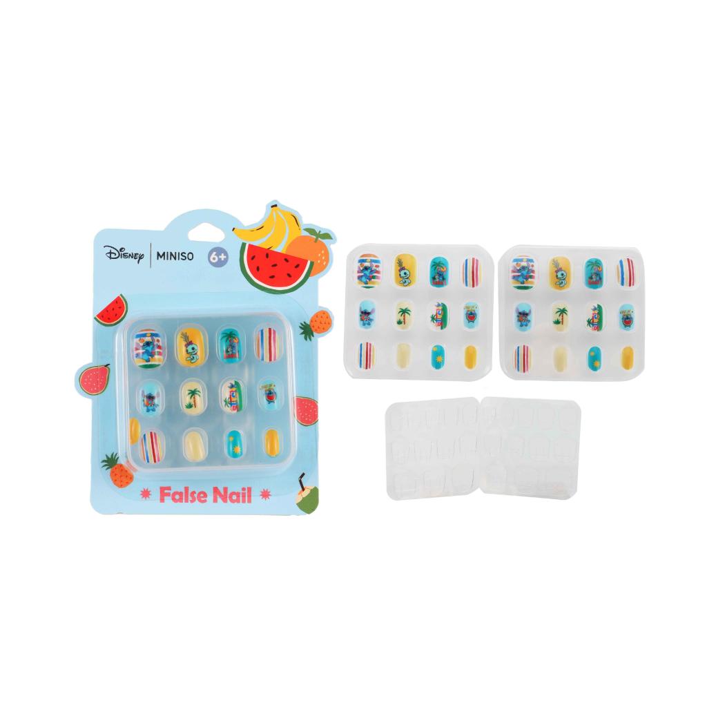Disney Lilo & Stitch Collection Cute False Nails with Jelly Adhesive T ...