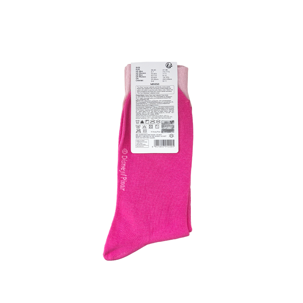 Disney Pixar Lotso Collection Crew Socks (41-46)– Miniso Pakistan