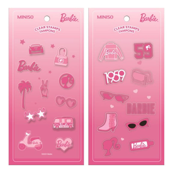 Barbie Collection Clear Stamps (2 Assorted Models) – Miniso Pakistan