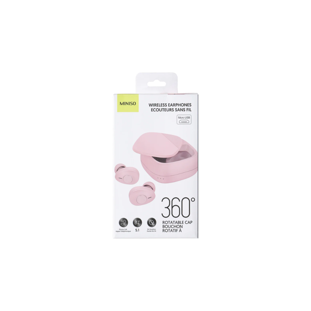 Wireless Earphones M1 (Pink)– Miniso Pakistan