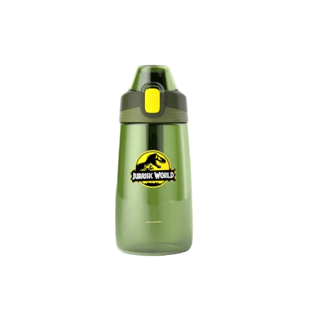 Jurassic World Tritan Bottle with Silicone Handle (500mL)(Dark Green ...