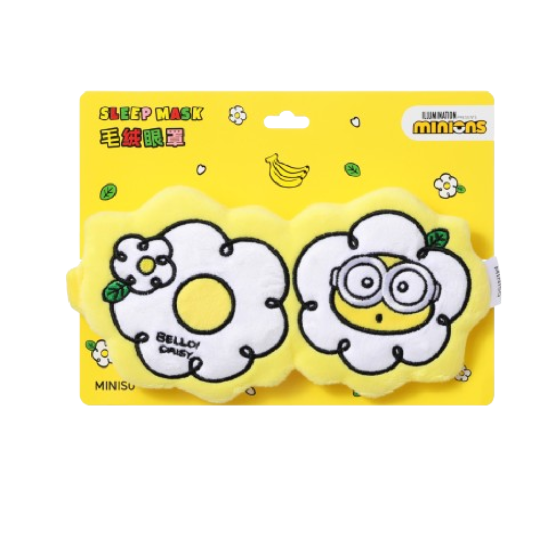 Daisy Minions Collection Plush Sleep Mask (Yellow) – Miniso Pakistan