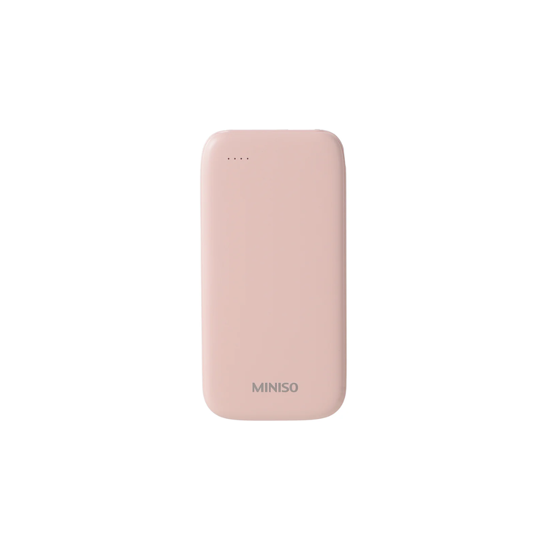 10000mAh Ultrathin Power Bank Model: F63 (Pink)– Miniso Pakistan