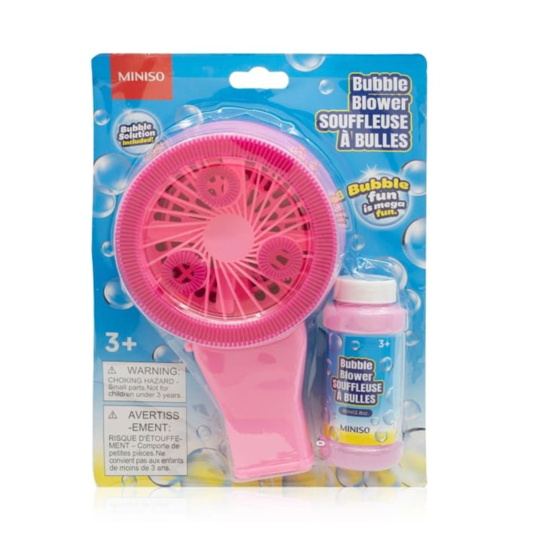 Handheld Bubble Blower(Pink) – Miniso Pakistan