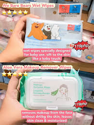 We Bare Bears Collection Wet Wipes (1 Wipe* 30 Packs)– Miniso Pakistan