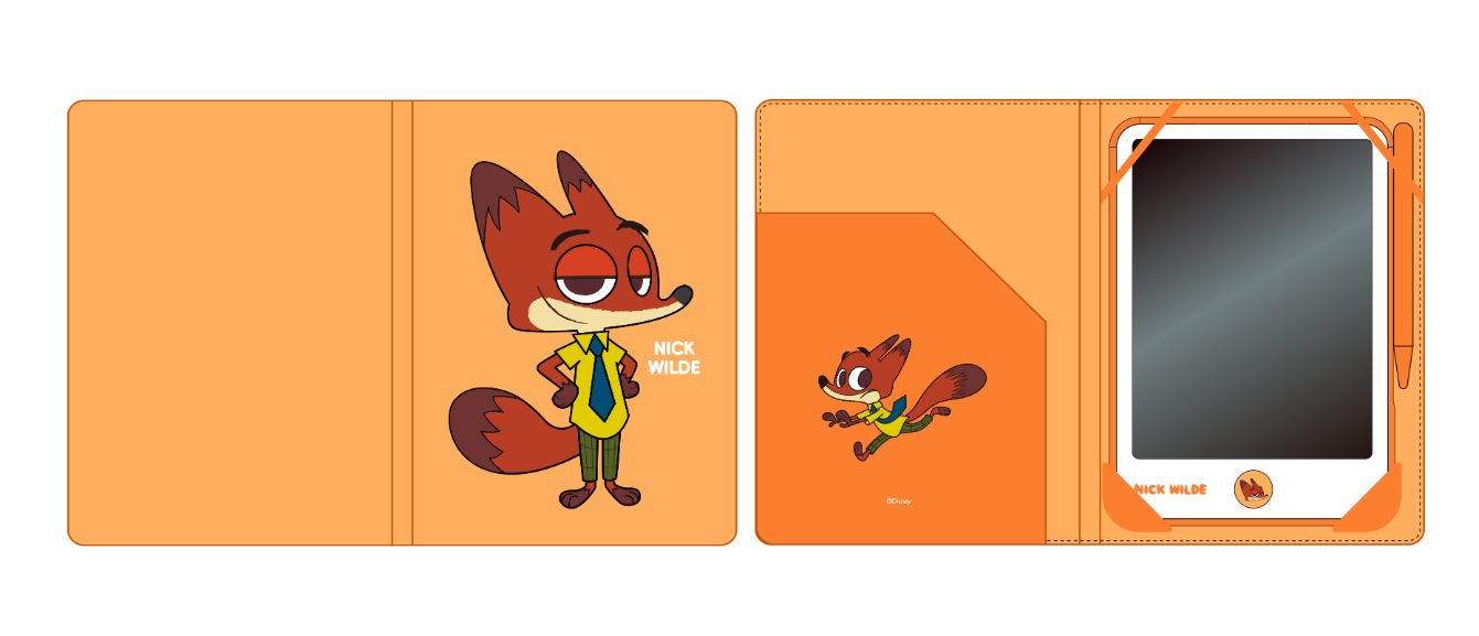 Disney Zootopia Collection LCD Plush Drawing Tablet Model: H7D-S(Nick ...