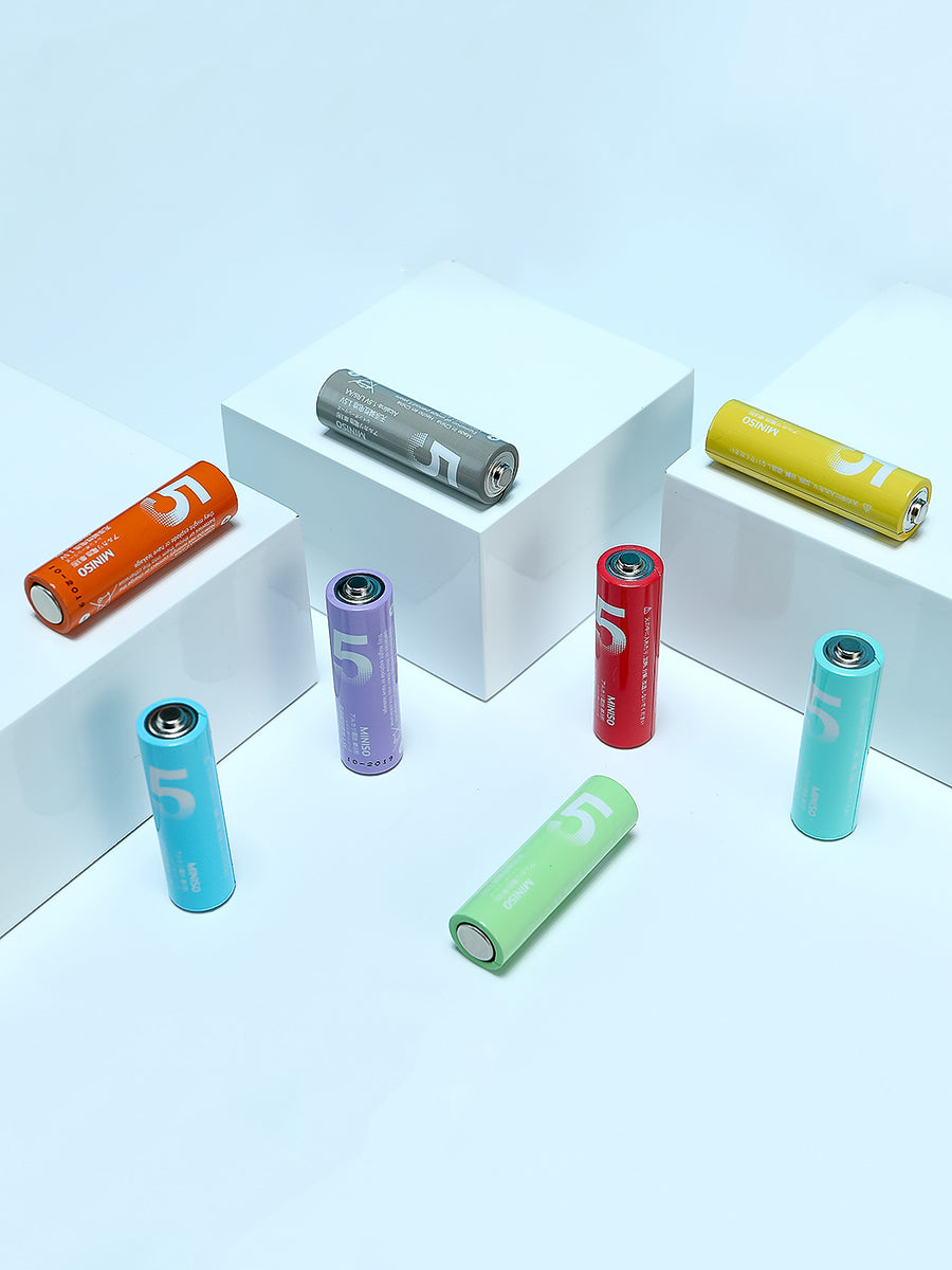 AA Alkaline Battery 8 Pack (Colorful)– Miniso Pakistan