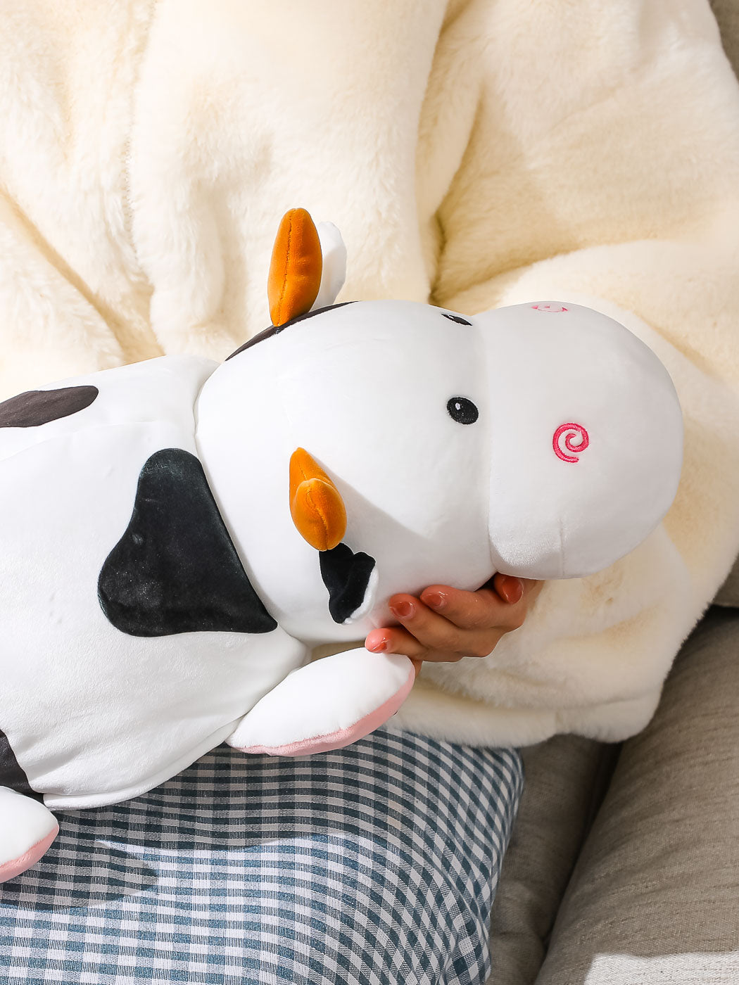 15in. Reversible Plush Toy (Unicorn & Cow) – Miniso Pakistan