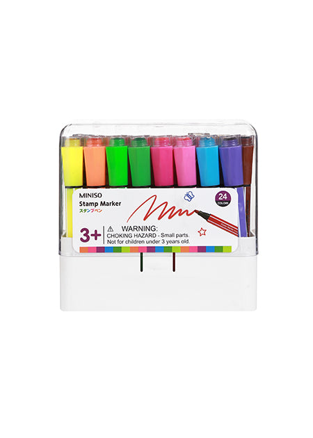 2183 Stamp Marker 24 Colors – Miniso Pakistan
